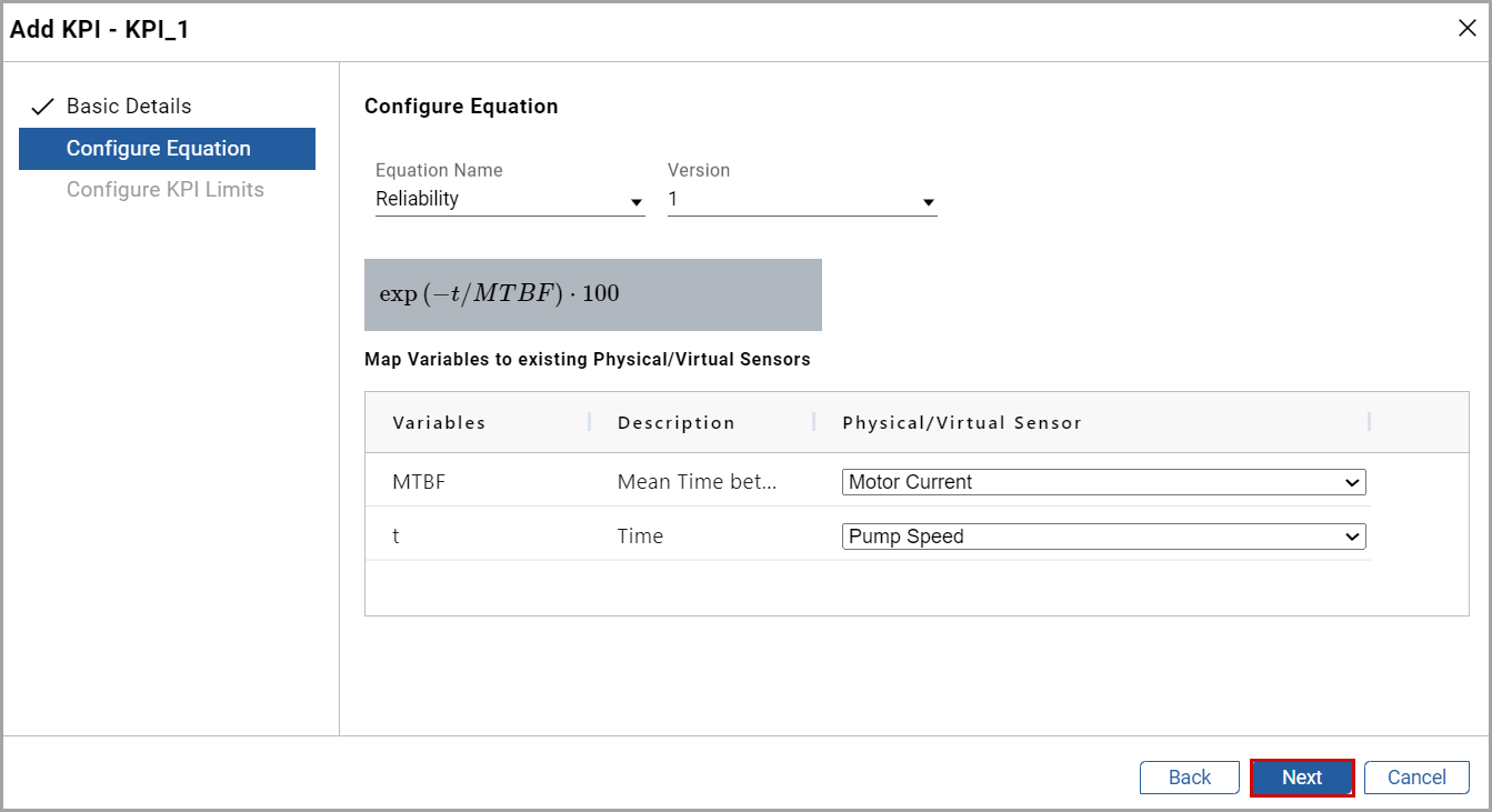 Configure KPI
