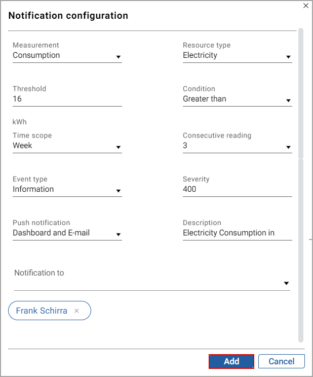 Notification Configuration