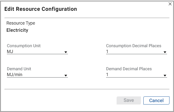 Site level: Configure Default Unit