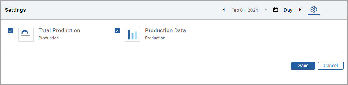 Production Meter Dashboard