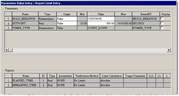 Assign formula values to Timer