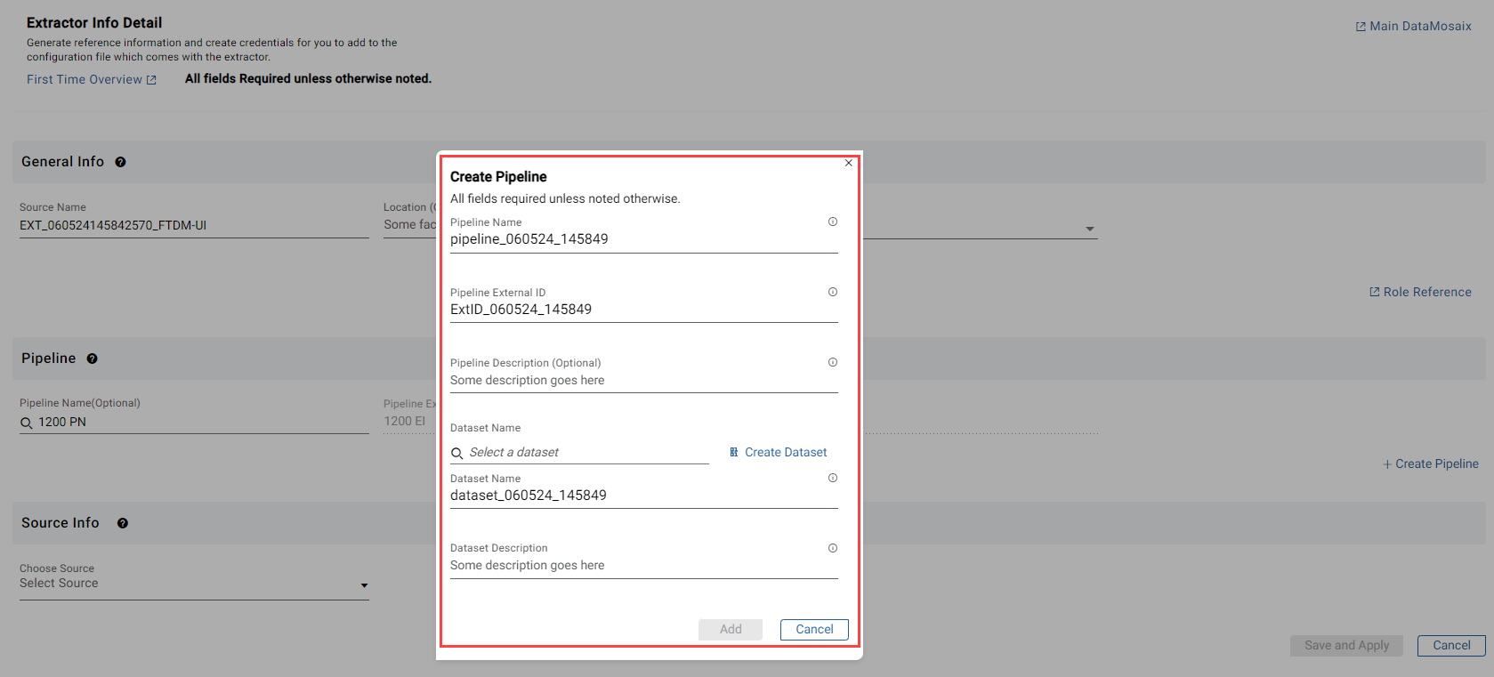 Register an FT Optix Connector