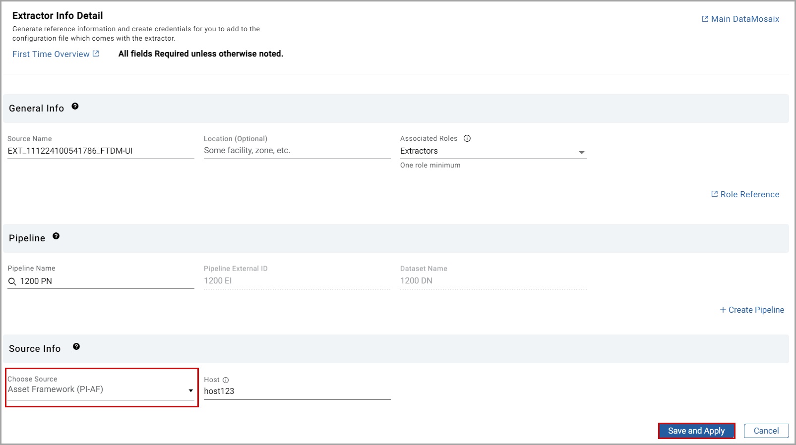 Register an Asset Framework (PI-AF) Connector