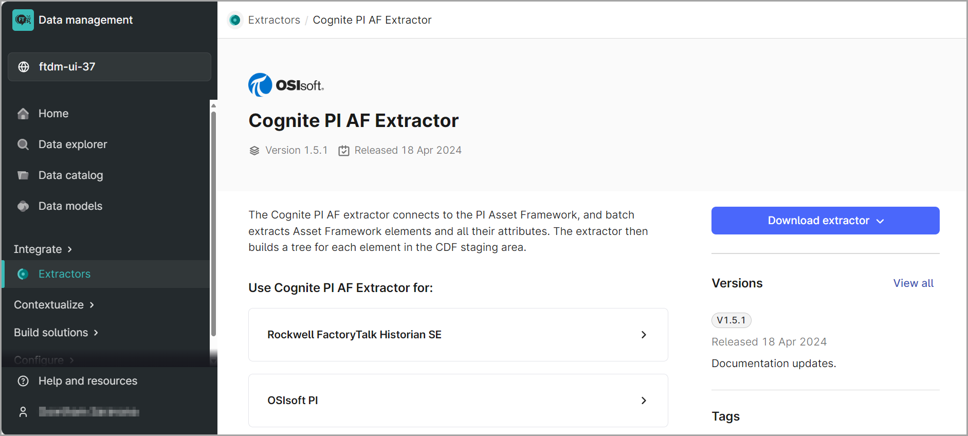Register an Asset Framework (PI-AF) Connector