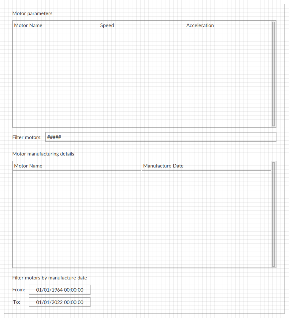 Develop Filterable Data Grids