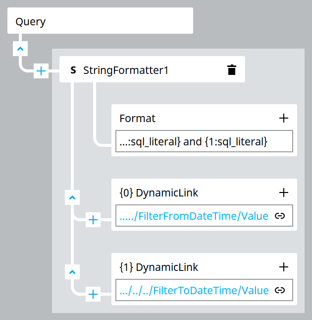 Create an interface for filtering date and time data