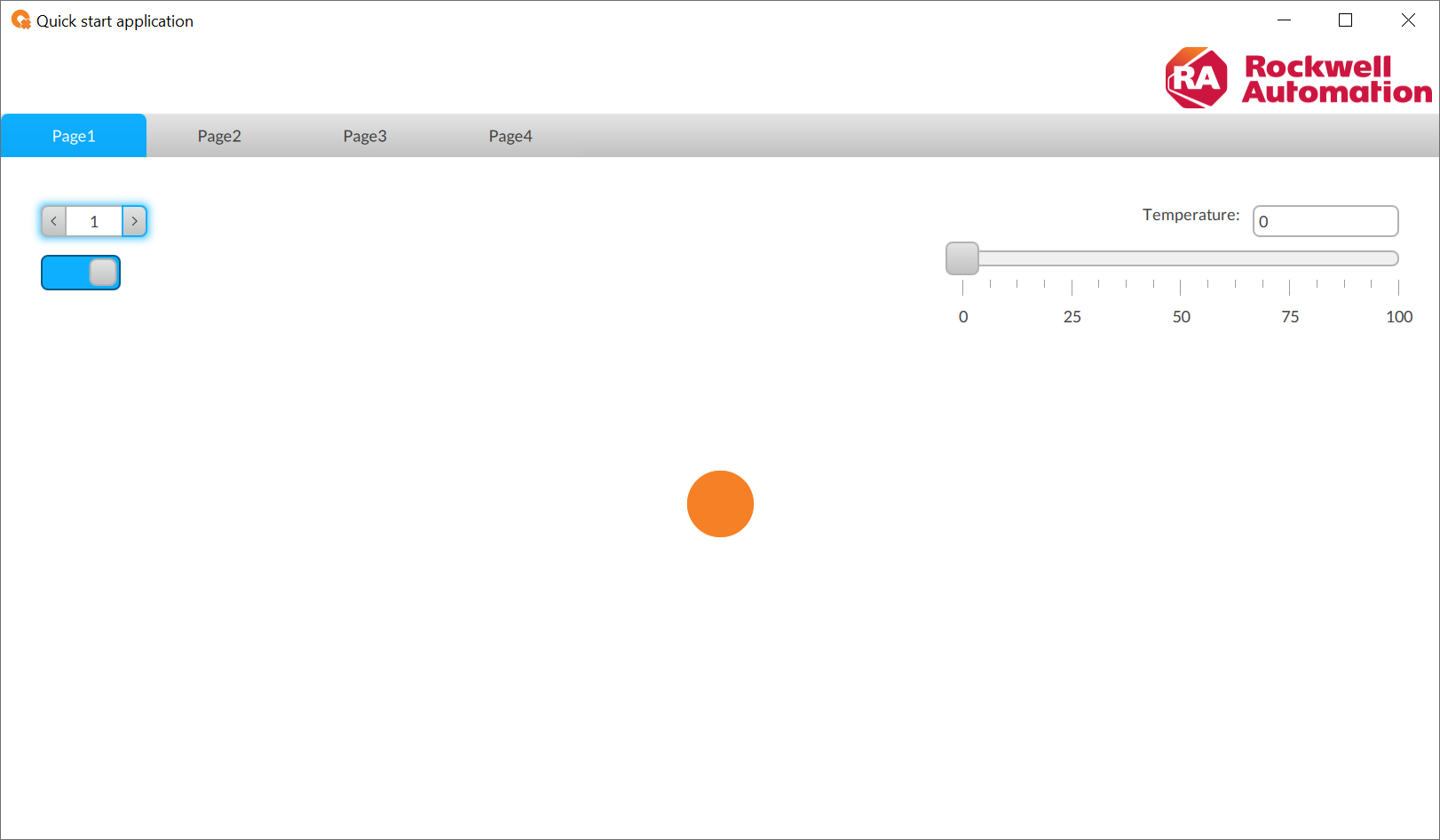 Associate the LED color with the spin box