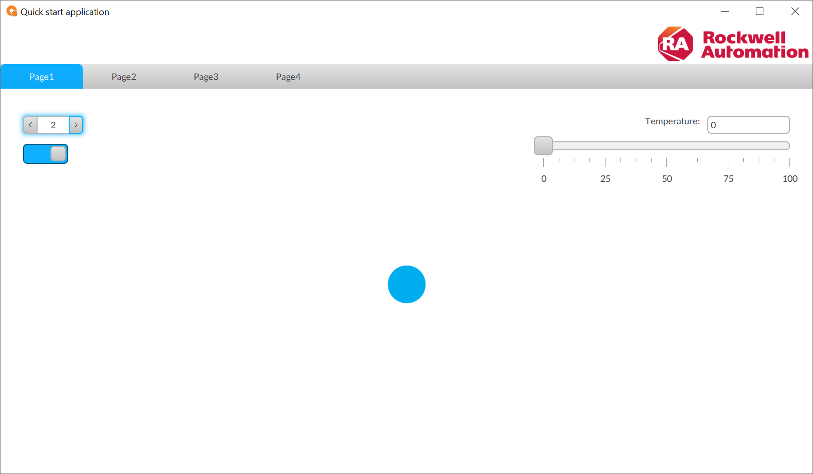 Associate the LED color with the spin box