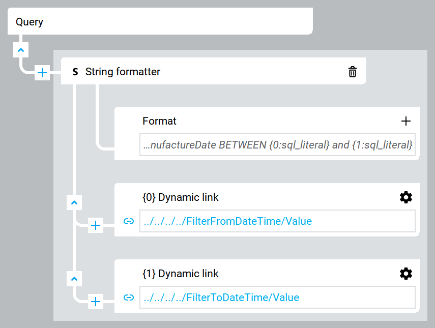 Create an interface for filtering date and time data