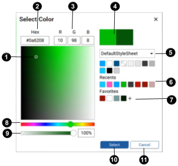 Color selector
