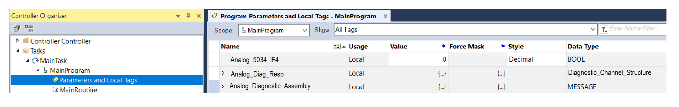 Create Message Type User Tags