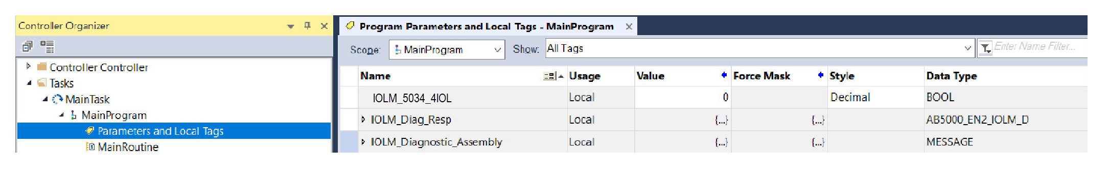 Create Message Type User Tags
