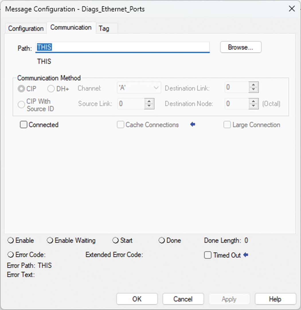 Access Diagnostic Assembly Tags