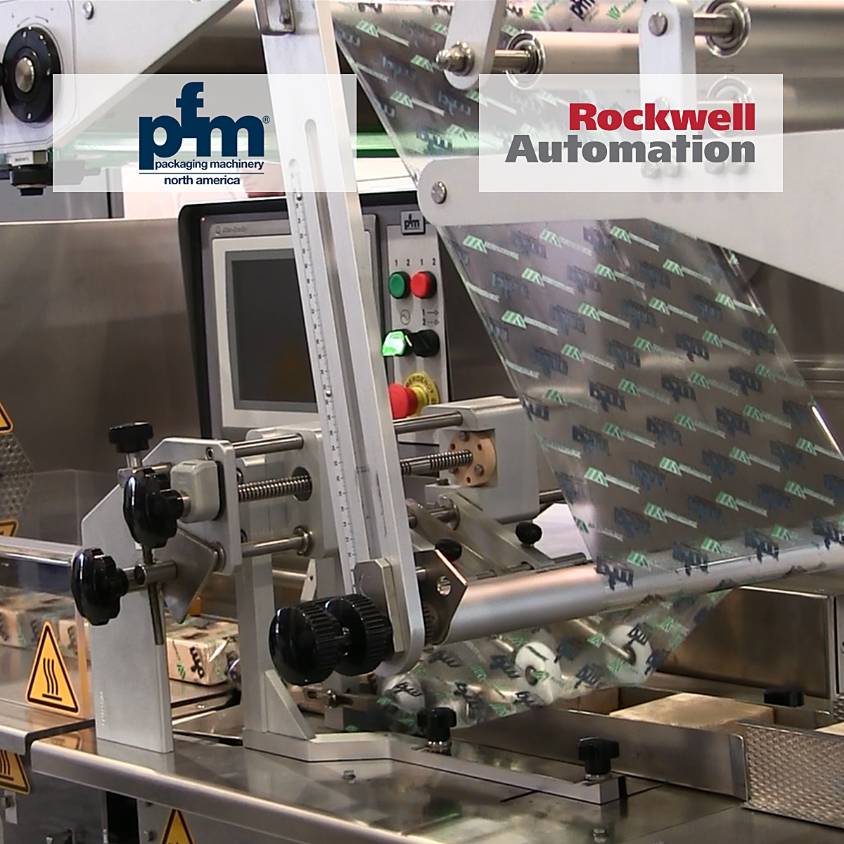 PFM Tornado Horizontal Flow Wrapper machine | Rockwell Automation