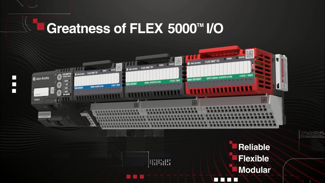 新版 FLEX 5000 I/O模組更加靈活及可靠 | Rockwell Automation